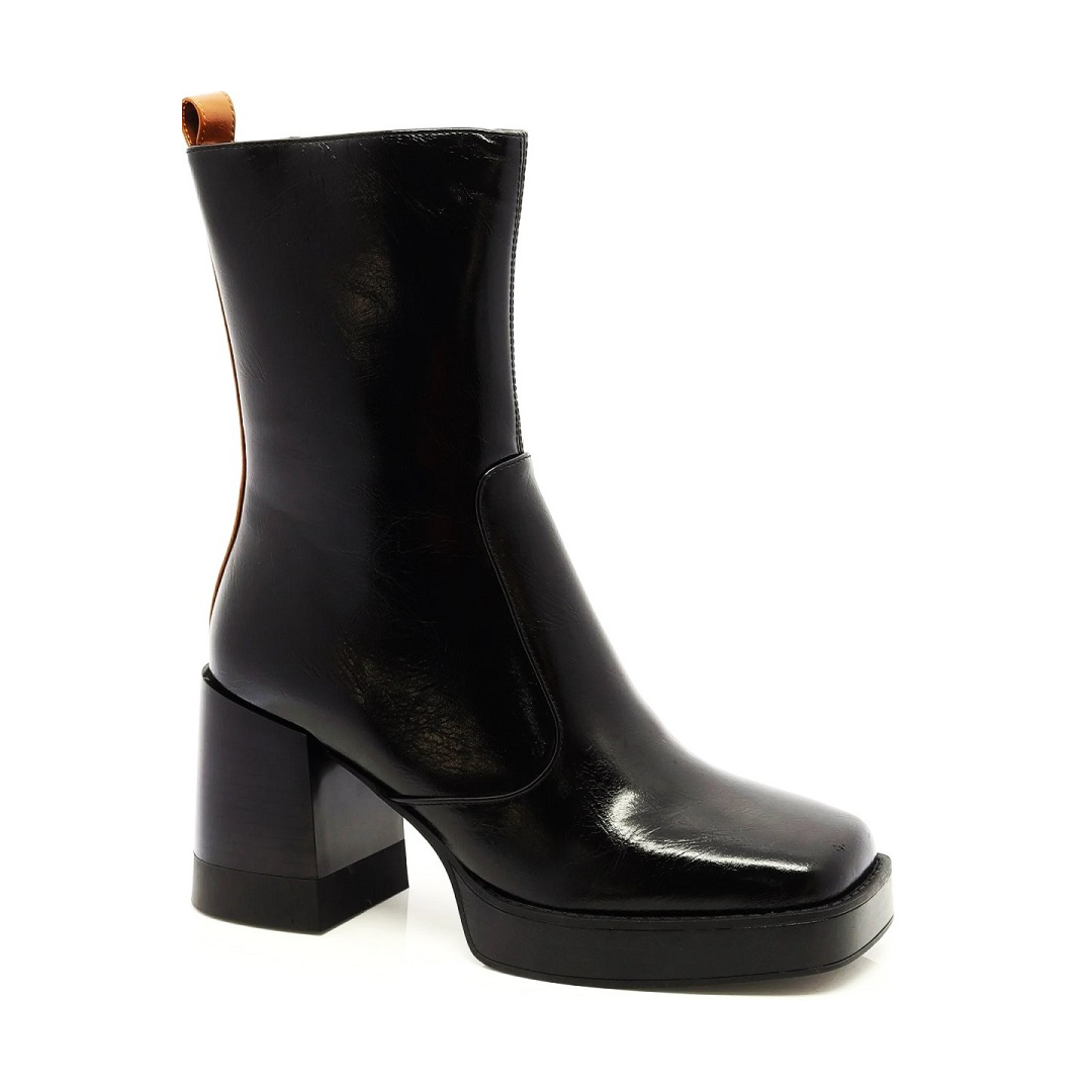 Black Foxy Side Zip Boot | Cathy Allan Ladieswear
